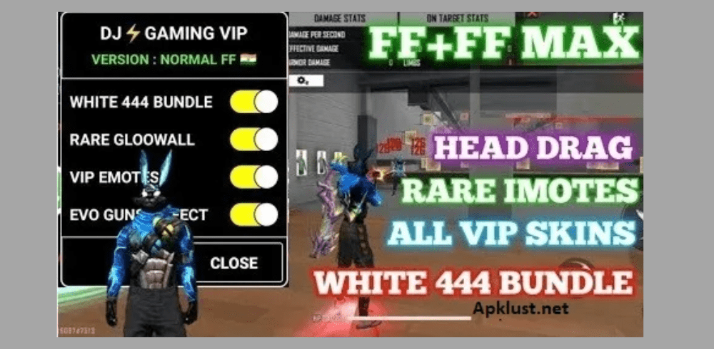 DJ Gaming VIP Injector FF V4 New Version Free For Android - APKLust